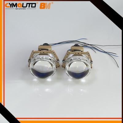 China 3.0 Inch Bi LED Projector Lens HD Blue Cut Car Headlight H7 H4 9005 55W 65W for sale