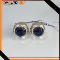 China 3 Inch Dual Cup Dual Lens 69W H7 Bi LED Projector Blue Lens 50000 Hours Lifespan for sale