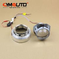 China C6 Crystal LED Projector Shrouds 2.5 Inch 3 Inch Angel Eyes for Car Headlight Retrofit 12V for sale
