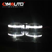 China C6 Crystal LED Projector Shrouds 2.5 Inch 3 Inch Angel Eyes for Car Headlight Retrofit 12V for sale