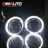 China C6 Crystal LED Projector Shrouds 2.5 Inch 3 Inch Angel Eyes for Car Headlight Retrofit 12V for sale