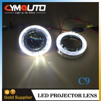 China 3.0 Inch Bi Xenon Projector Lens Shroud C9 LED DRL Angel Eyes RGB WRGB 12V for sale