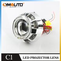 China 2.5 3 Inch C1 Crystal LED Projector Shroud with Angel Eyes for Bi Xenon Headlights 12V for sale