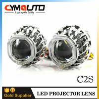 China C2S Crystal LED Shrouds 2.5inch 3inch Round DRL Angel Eye for Q5 Lens Xenon Projector Car Headlight Upgrade for sale