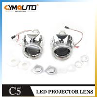 China 3.0 Inch Bi Xenon HID Projector Lens Cover C5 Crystal LED Shrouds 12V for Car Headlight for sale