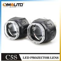 China C5S Crystal LED Headlight Shrouds RGB WRGB Bi Led Decoration Masks 2.5inch 3inch 12V for sale