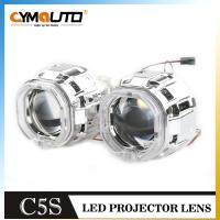 China C5S Crystal LED Headlight Shrouds RGB WRGB Bi Led Decoration Masks 2.5inch 3inch 12V for sale