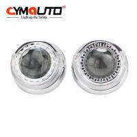 China Universal Car Headlight Shrouds Projector Lens LED Angel Eyes Shroud for sale