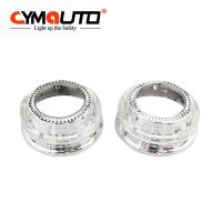 China 2.5 Inch 3 Inch C10 Black LED Headlight Shroud Angel Eyes Projector Cover Halo Ring for BMW 12V for sale