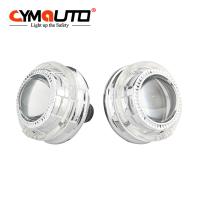China 2.5 Inch 3 Inch C10 Black LED Headlight Shroud Angel Eyes Projector Cover Halo Ring for BMW 12V for sale