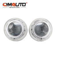 China 2.5 Inch 3 Inch C10 Black LED Headlight Shroud Angel Eyes Projector Cover Halo Ring for BMW 12V for sale
