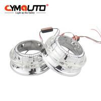 China 2.5 Inch 3 Inch C10 Black LED Headlight Shroud Angel Eyes Projector Cover Halo Ring for BMW 12V for sale