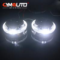 China 2.5 Inch 3 Inch C10 Black LED Headlight Shroud Angel Eyes Projector Cover Halo Ring for BMW 12V for sale