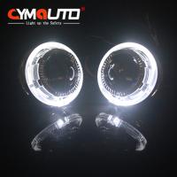 China 2.5 Inch 3 Inch C10 Black LED Headlight Shroud Angel Eyes Projector Cover Halo Ring for BMW 12V for sale