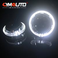 China 2.5 Inch 3 Inch C10 Black LED Headlight Shroud Angel Eyes Projector Cover Halo Ring for BMW 12V for sale