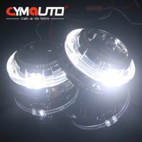 China 2.5 Inch 3 Inch C10 Black LED Headlight Shroud Angel Eyes Projector Cover Halo Ring for BMW 12V for sale