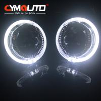 China 2.5 Inch 3 Inch C10 Black LED Headlight Shroud Angel Eyes Projector Cover Halo Ring for BMW 12V for sale