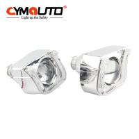 China C12 Crystal LED Shrouds 2.5 3.0 Inch Bi Xenon Projector Lens with Angel Eyes 12V for sale