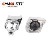 China C12 Crystal LED Shrouds 2.5 3.0 Inch Bi Xenon Projector Lens with Angel Eyes 12V for sale