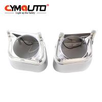 China C12 Crystal LED Shrouds 2.5 3.0 Inch Bi Xenon Projector Lens with Angel Eyes 12V for sale