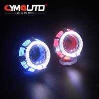 China C15 Crystal LED Shrouds 3 Inch Bi Xenon Projector Lens Masks 12V for Porsche Retrofit for sale
