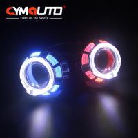 China C15 Crystal LED Shrouds 3 Inch Bi Xenon Projector Lens Masks 12V for Porsche Retrofit for sale