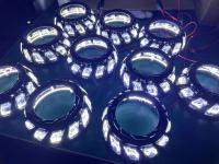 China C23 LED Projector Retrofit Shrouds 3 Inch DRL Angel Eye for Q5 Hella 5 12V for sale