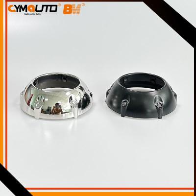 China GTI-1 3 Inch Decorative Shroud PVC Silver Black with Buckle 9V-16V Universal Car for sale