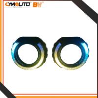 China 7D Crystal Shroud 3 Inch Angel Eyes Headlight WRGB Mode Universal Fireproof 3030 LED for sale