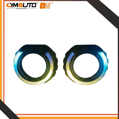 China 7D Angle Eye LED Halo Ring Shroud for 2.5 Inch Projector Lens PC Cover Crystal Angel Eye for sale