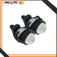 China Cymauto A2 2.5 Inch Bi Projector Lens 12V 45W Ultra Bright LED Headlight RHD LHD Flat for sale