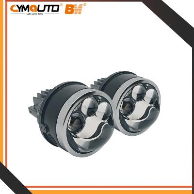 China Cymauto 3.0 Inch Bi LED Fog Lamp Lens 60W Tri Laser Projection Waterproof Car Fog Light for sale