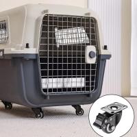 China Button Closure Portable Pet Carrier Bag - Large Capacity Square Plastic Cat Cage for Travel with Custom Logo Options for sale