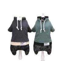 China Classic Knitwear Pet Dog Wool Hoodie with 39-56cm Bust Size Range and Double-Sided Flannel for Small Dogs for sale