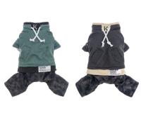 China 2-Layer Fleece Lined Dog Winter Coat - Classic Knitted Jumper with 39-56cm Bust Size Range for Small Dogs for sale