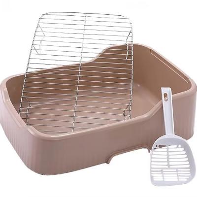 China Indoor Dog Potty Tray with 18cm Mesh Design and Protective Walls for Leak Prevention and Easy Cleaning for sale