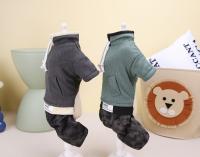 China 2-Layer Fleece Lined Dog Winter Coat - Classic Knitted Jumper with 39-56cm Bust Size Range for Small Dogs for sale