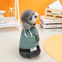 China 2-Layer Fleece Lined Dog Winter Coat - Classic Knitted Jumper with 39-56cm Bust Size Range for Small Dogs for sale
