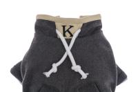 China 2-Layer Fleece Lined Dog Winter Coat - Classic Knitted Jumper with 39-56cm Bust Size Range for Small Dogs for sale