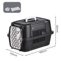 China Airline Approved Pet Transport Box with 4-Side Ventilation and Custom Logo Options for Dogs and Cats for sale
