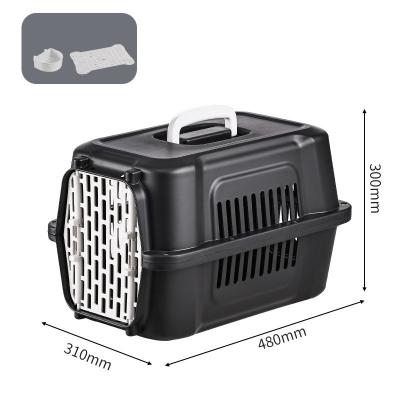 China Airline Approved Pet Transport Box with 4-Side Ventilation and Custom Logo Options for Dogs and Cats for sale