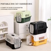 China Airline Approved Pet Transport Box with 4-Side Ventilation and Custom Logo Options for Dogs and Cats for sale