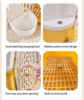 China Airline Approved Pet Transport Box with 4-Side Ventilation and Custom Logo Options for Dogs and Cats for sale