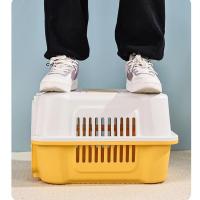 China Airline Approved Pet Transport Box with 4-Side Ventilation and Custom Logo Options for Dogs and Cats for sale