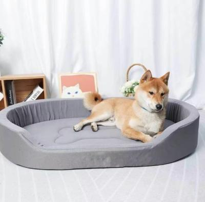 China Custom Memory Foam Pet Bed with Removable Cover - 6000 sqm Manufacturing Facility, OEM/ODM Services Available for sale