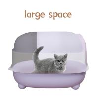 China Enclosed Cat Litter Box with Top Sifting Lid and UV Sterilization - 200-275nm Wavelength for Medium to Large Cats for sale