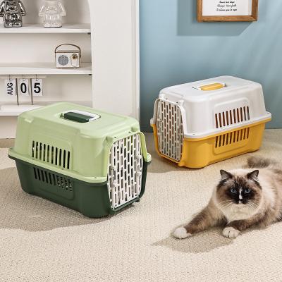 China Metal Frame Pet Carrier Box with 4-Side Ventilation - 6000 sqm Manufacturer Certified for Dogs & Cats for sale