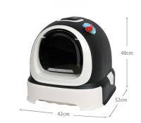 China Doraemon Design Cat Litter Box with Lid and Scooper - 6000 sq cm Facility, 15-Day Delivery for sale