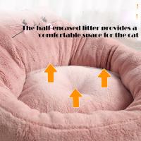 China Washable Pet Bed with PV Velvet Material 6000 sq ft Facility OEM Customization for Cats and Dogs for sale