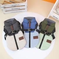 China CLASSIC Dog Winter Jacket with Harness - Waterproof Windproof Pet Coat for 1.5-10kg Dogs, 5 Size Options for sale